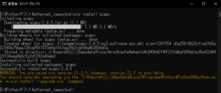 WindowsでScapyを使ってEthernet rawパケットを送信する方法【Python】